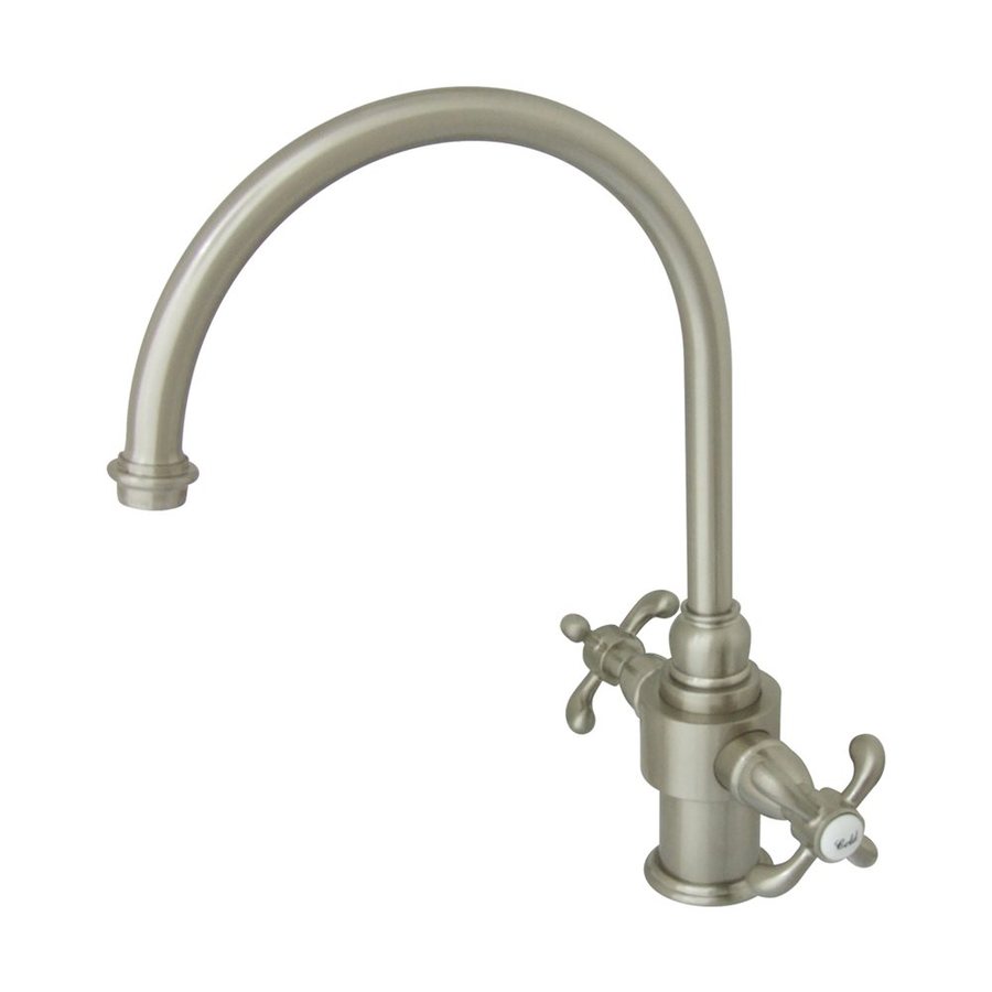 Elements of Design French Country Satin Nickel 2-Handle Deck Mount High ...