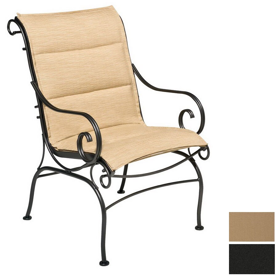 Cascadia Terrace Wrought Iron Patio Dining Chair at Lowes.com