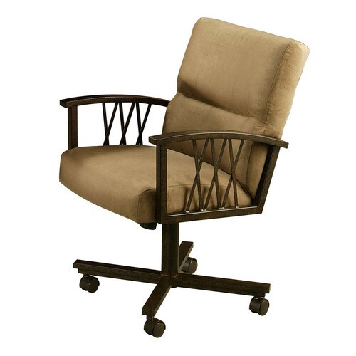 Pastel Furniture Ravenwood Autumn Rust Arm Chair in the Dining Chairs ...