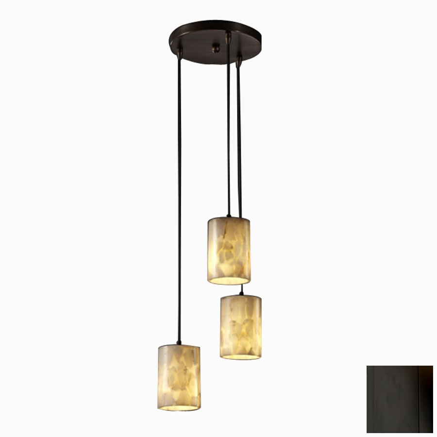Cascadia Lighting Alabaster Rocks Matte Black Alabaster Stone/Glass ...