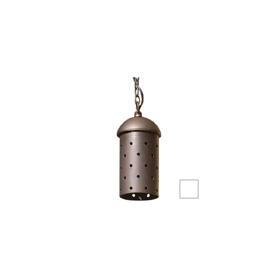 Focus Industries 5-7/8-in White Outdoor Pendant Light at Lowes.com