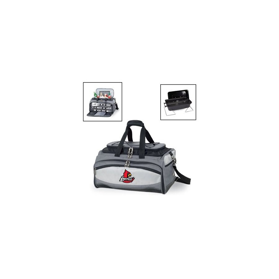 Picnic Time 5-Piece Louisville Cardinals Buccaneer Digital Print BBQ ...