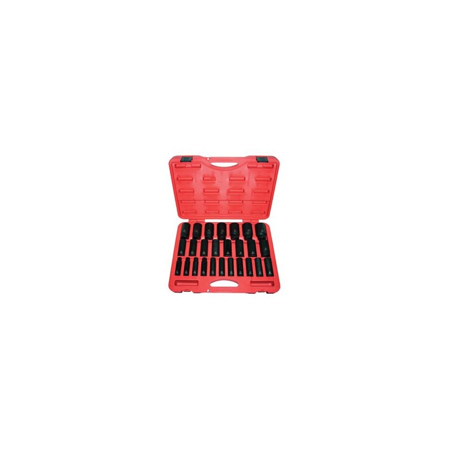 K Tool International 1/2-in Drive 27mm Deep 6-Point Metric Impact ...