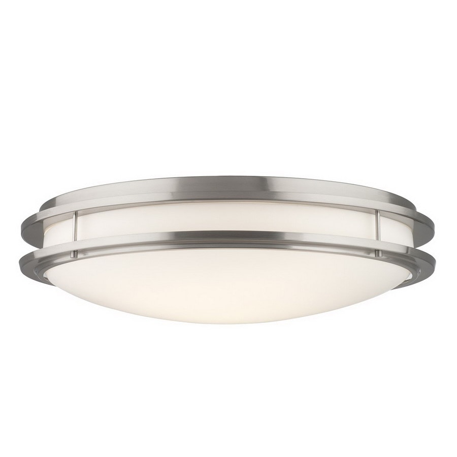 Philips Forecast 24-in W Satin Nickel Ceiling Flush Mount at Lowes.com