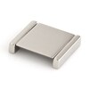 Topex Hardware Italian Designs Satin Nickel Rectangular Cabinet Knob at ...