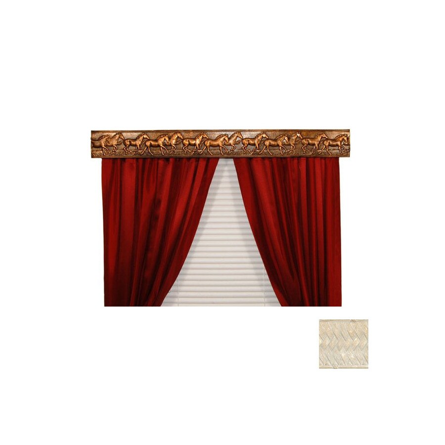 BCL Drapery Antique White Metal Valance at Lowes.com