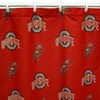 College Covers Ohio State Cotton Ohio State Buckeyes Patterneded Shower ...