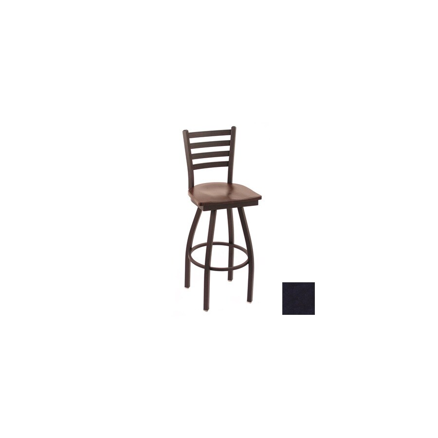 Holland Cambridge Series Black Wrinkle/Dark Cherry Maple 25-in Swivel ...