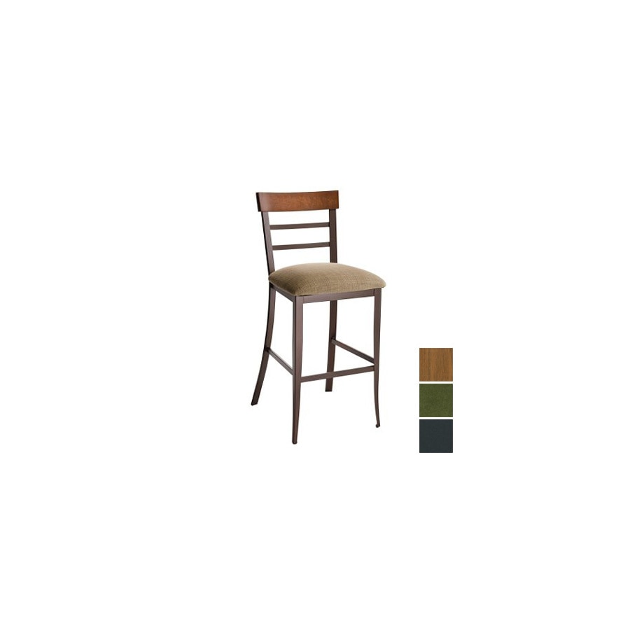 Amisco Countryside Black Coral 30.25-in Bar Stool at Lowes.com