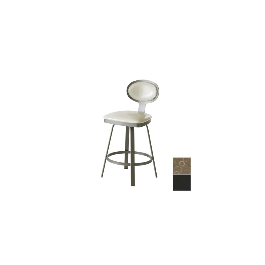Amisco Boudoir Semi-Transparent Oxidado 30.13-in Swivel Bar Stool at ...