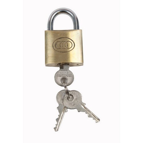 Gatemate Brass Keyed Padlock at Lowes.com