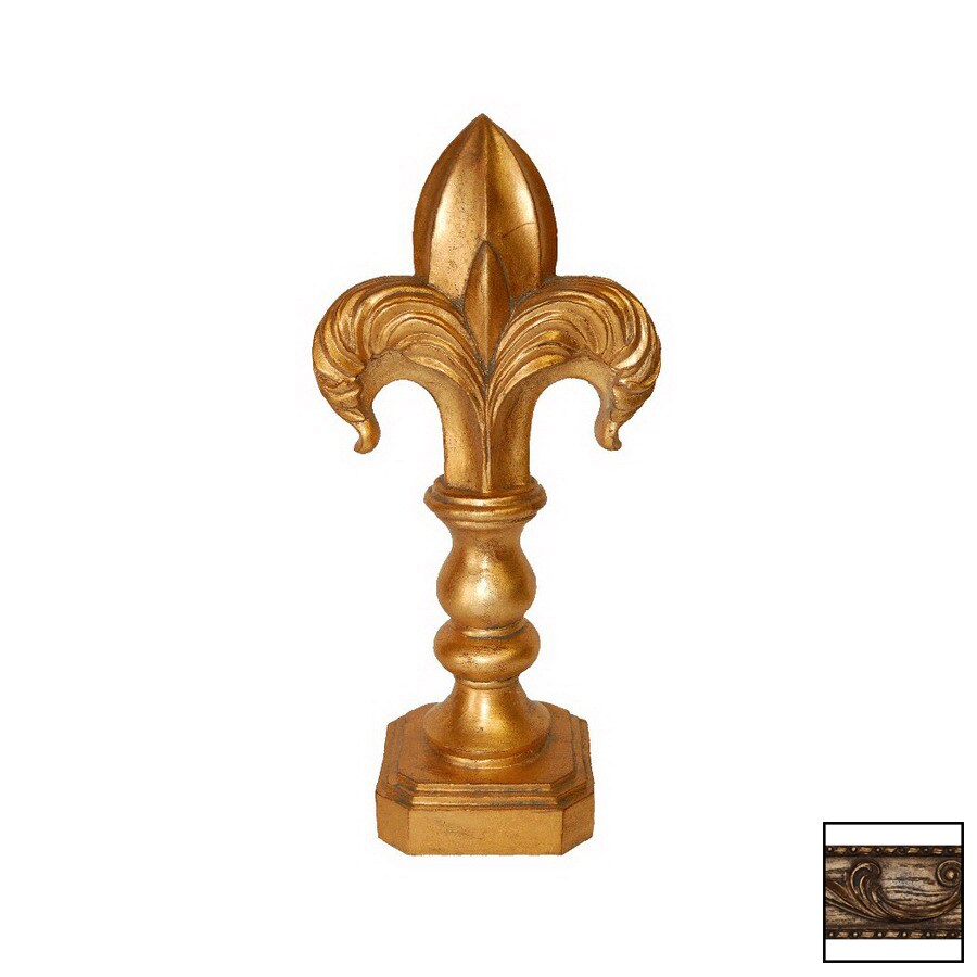 Hickory Manor House Tarnished Gold Lamp Finial at Lowes.com