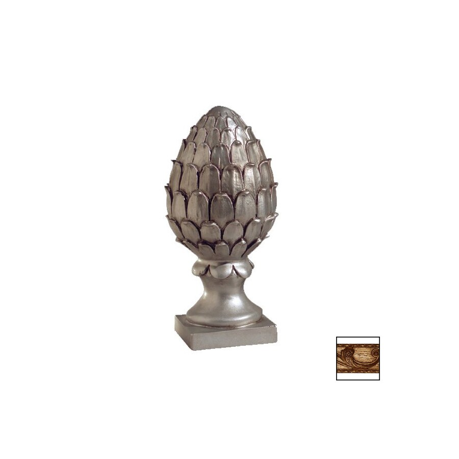 Hickory Manor House Gold Leaf Lamp Finial at Lowes.com