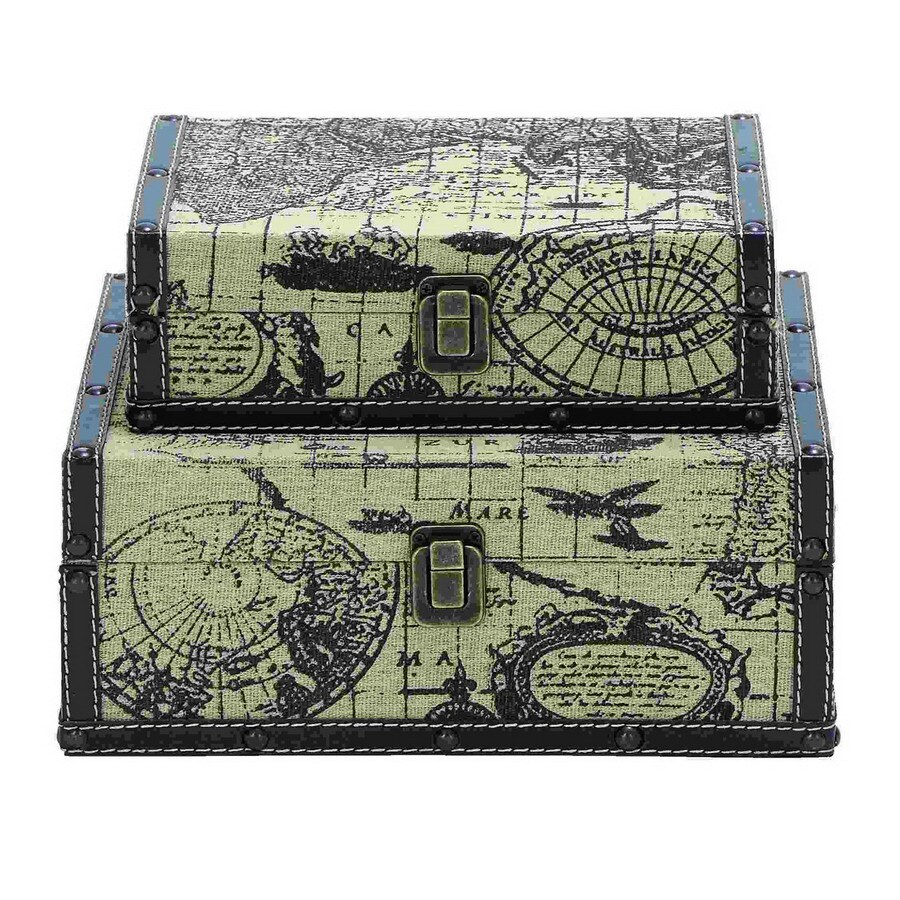 UMA Enterprises Set of 2 Rectangular Traveling Boxes at Lowes.com