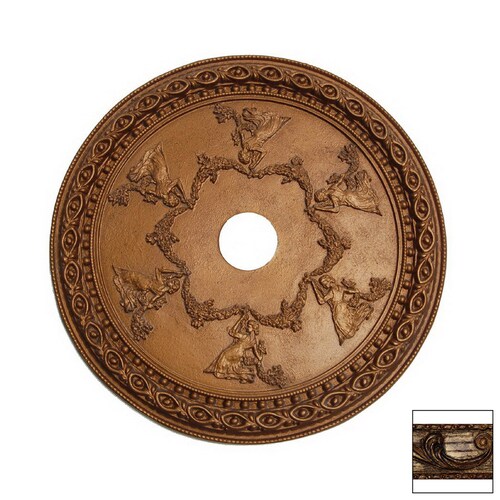 Hickory Manor House Rococo Ceiling Medalion at Lowes.com