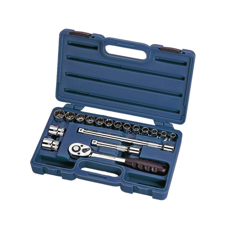 Industro Standard (SAE) and Metric Mechanic's Tool Set with Hard Case ...