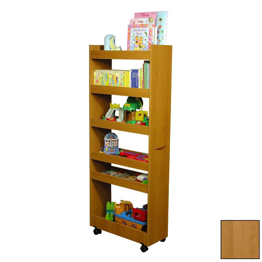 Venture Horizon Man Pantry Oak Rolling Bakers Rack at Lowes.com