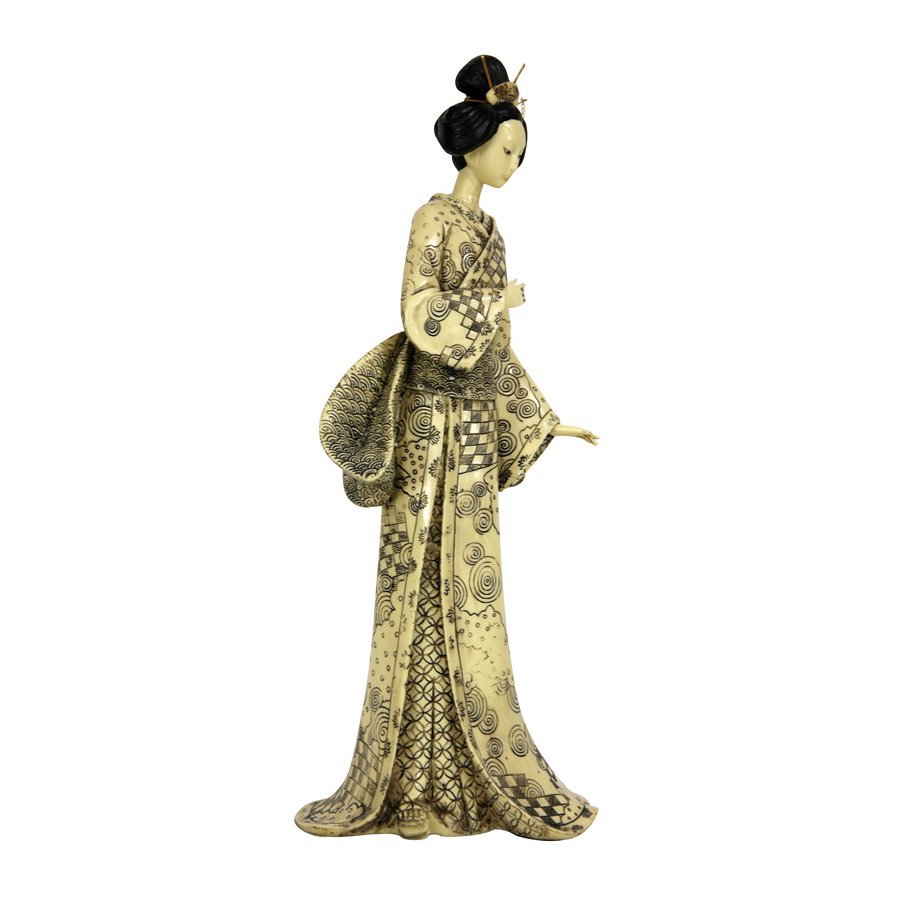 Shop Oriental Furniture 16inch Geisha Figurine with Nature Symbols ...