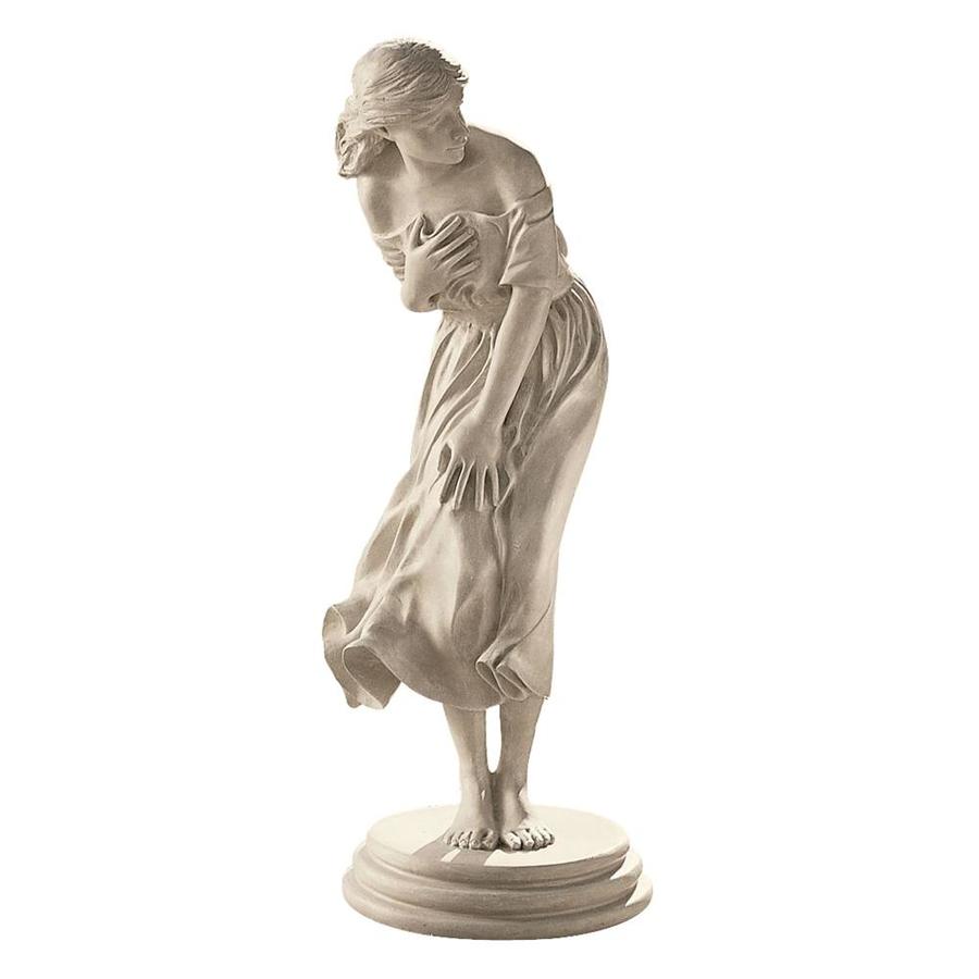 Design Toscano Windblown Sculpture 34.5-in Garden Statue in the Garden ...