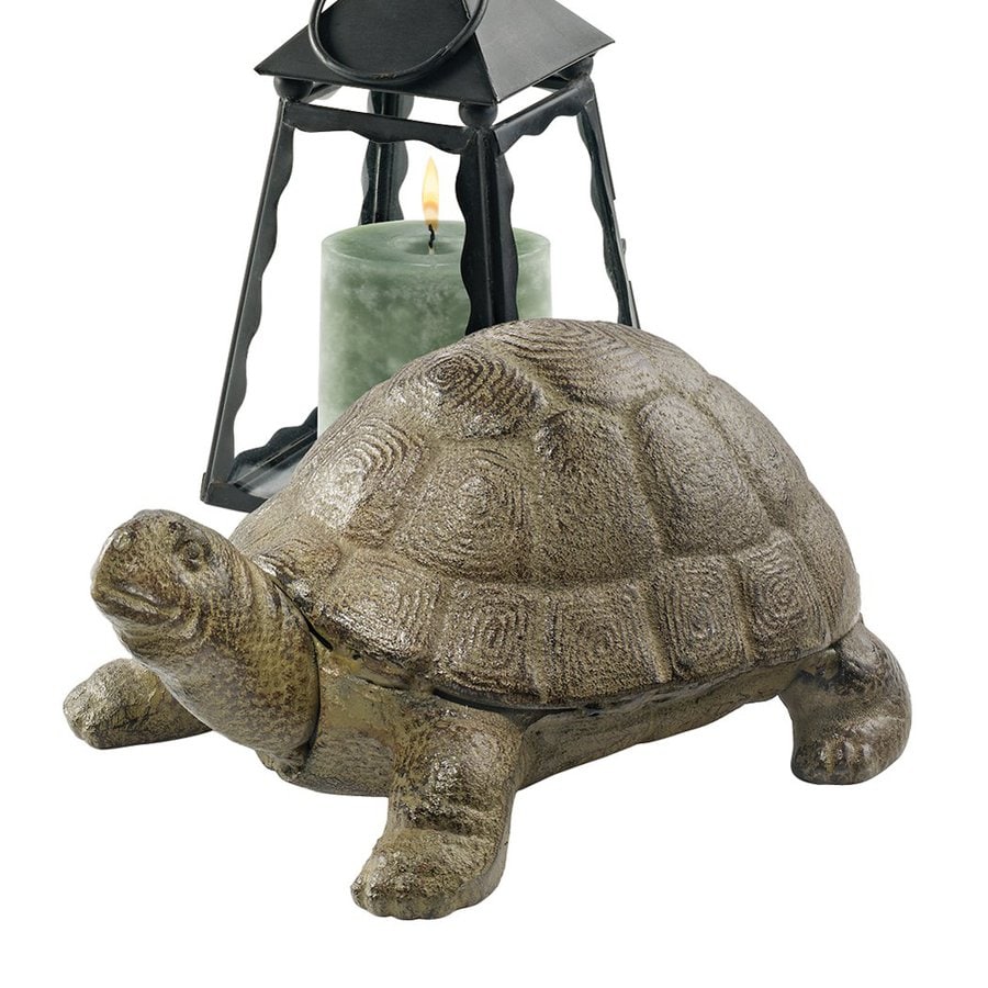 Design Toscano Aesop's Turtle 4.5-in Animal Garden Statue at Lowes.com