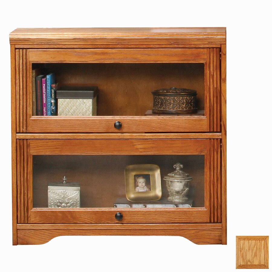 Eagle Industries Oak Ridge Light Oak 32.25-in 2-Shelf Bookcase at Lowes.com