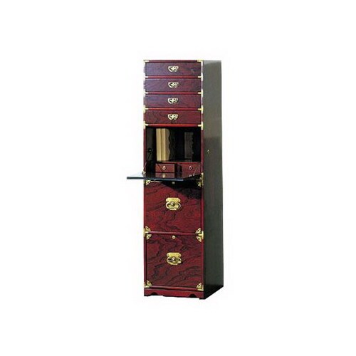 Oriental Furniture Japanese Traditional 8-Drawer Filing Cabinet in the ...
