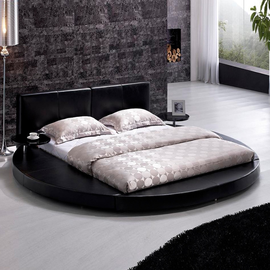 TOSH Furniture Black King Platform Bed at Lowes.com TOSH Furniture Black King Platform Bed at Lowes.com