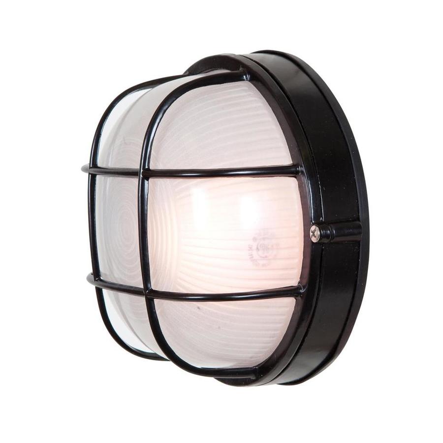 Access Lighting Nauticus 7-in H Black Medium Base (E-26) Outdoor Wall ...