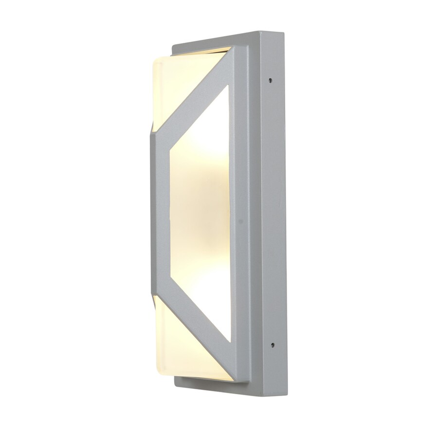 Access Lighting Nyami 16.25-in H Satin Medium Base (E-26) Outdoor Wall ...