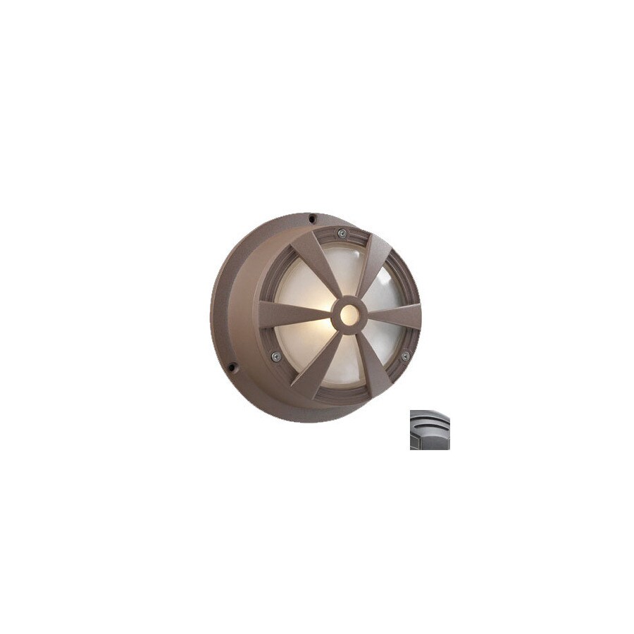 Sunray Architectural Bronze Outdoor Flush-mount Light Flush Mount Light ...