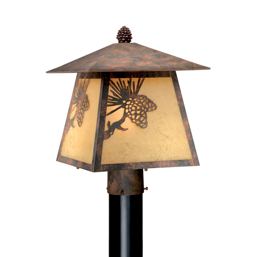Whitebark Olde World Patina Outdoor Post Light in the Post Light Parts ...