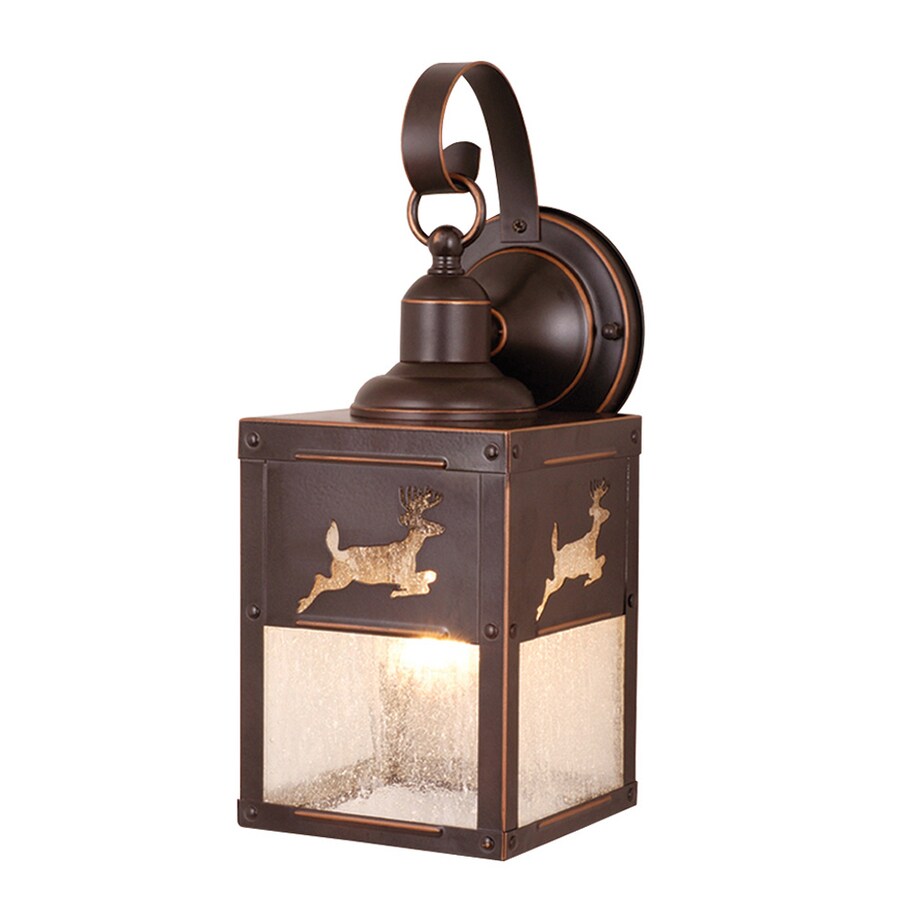 Cascadia Lighting Yellowstone Bryce 13-in H Burnished Bronze Outdoor ...