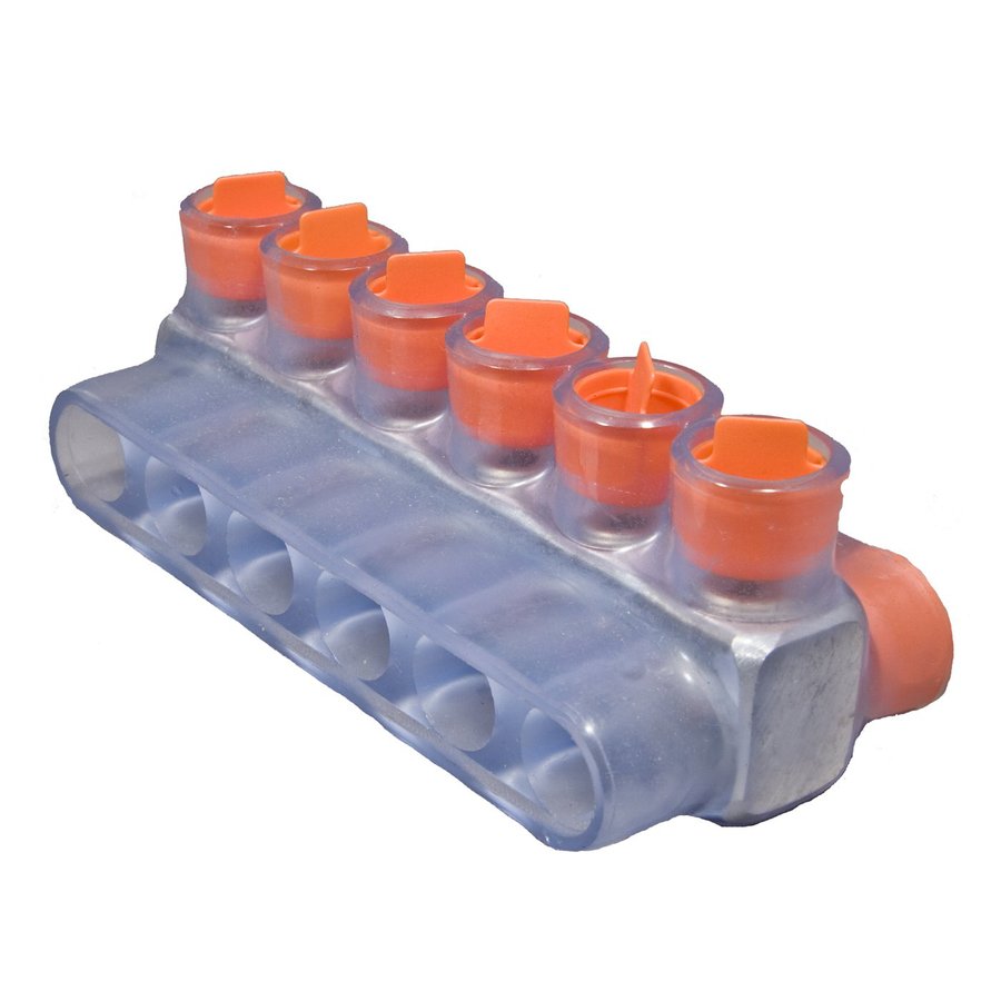 Morris Products 10 Amp 600-Volt Clear/Orange 6-Wire Connector at Lowes.com
