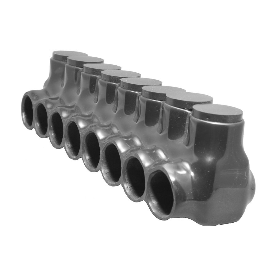 Morris Products 10 Amp 600-Volt Black 8-Wire Connector at Lowes.com