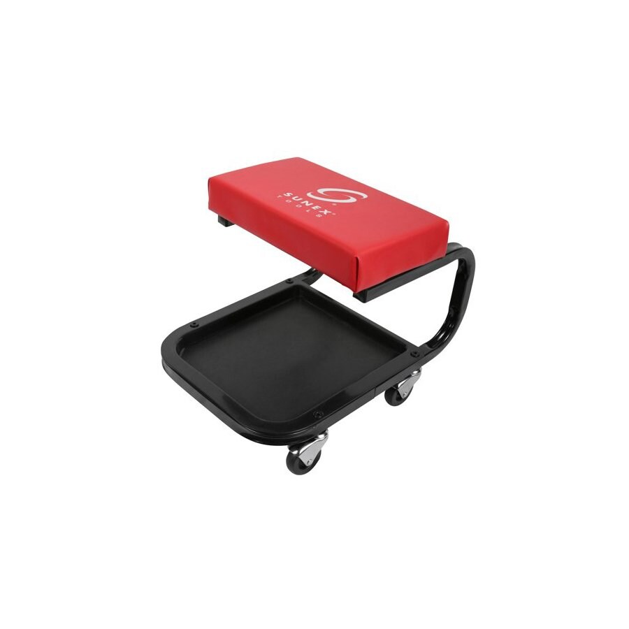 Sunex Tools Powder Coated Black Creeper Seat with Lower Shelf at Lowes.com