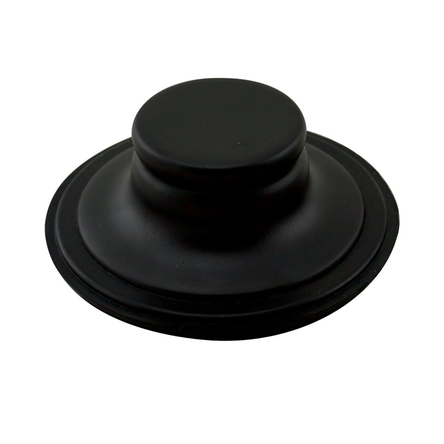 Westbrass In-Sink-Erator 3.25-in Powder-coated Flat Black Brass Garbage ...