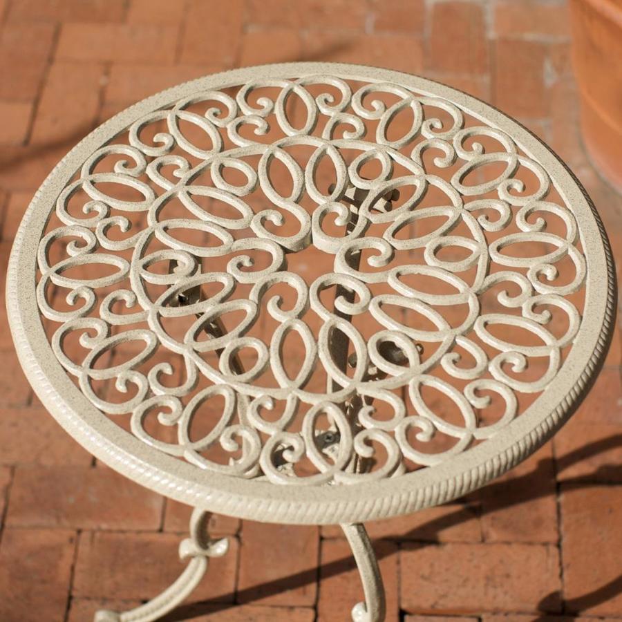 Best Selling Home Decor Anacapa 3-Piece Tan Metal Frame Bistro Patio ...