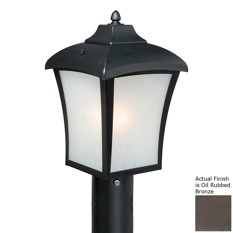 Boardwalk Oil-Rubbed Bronze Craftsman/Mission Outdoor Post Light in the ...