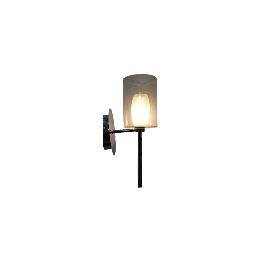 Style Selections 5.4-in W 1-Light Chrome Wall Sconce at Lowes.com