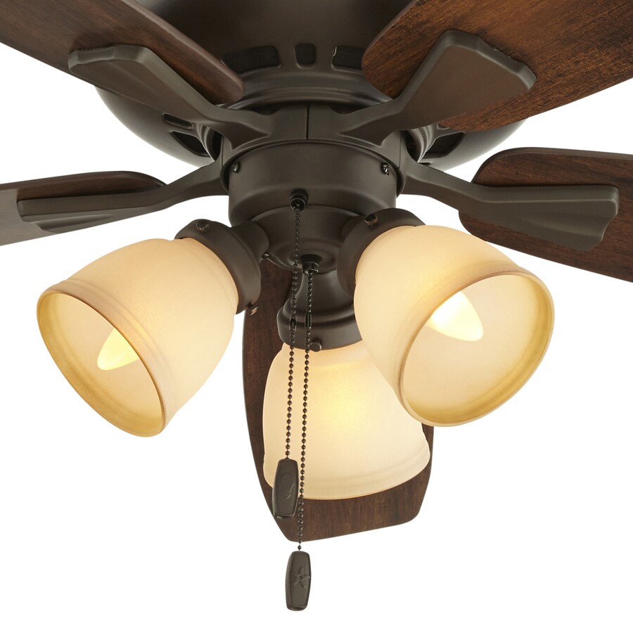 Hunter Winslow 52-in Ceiling Fan with Light Kit (5-Blade) at Lowes.com