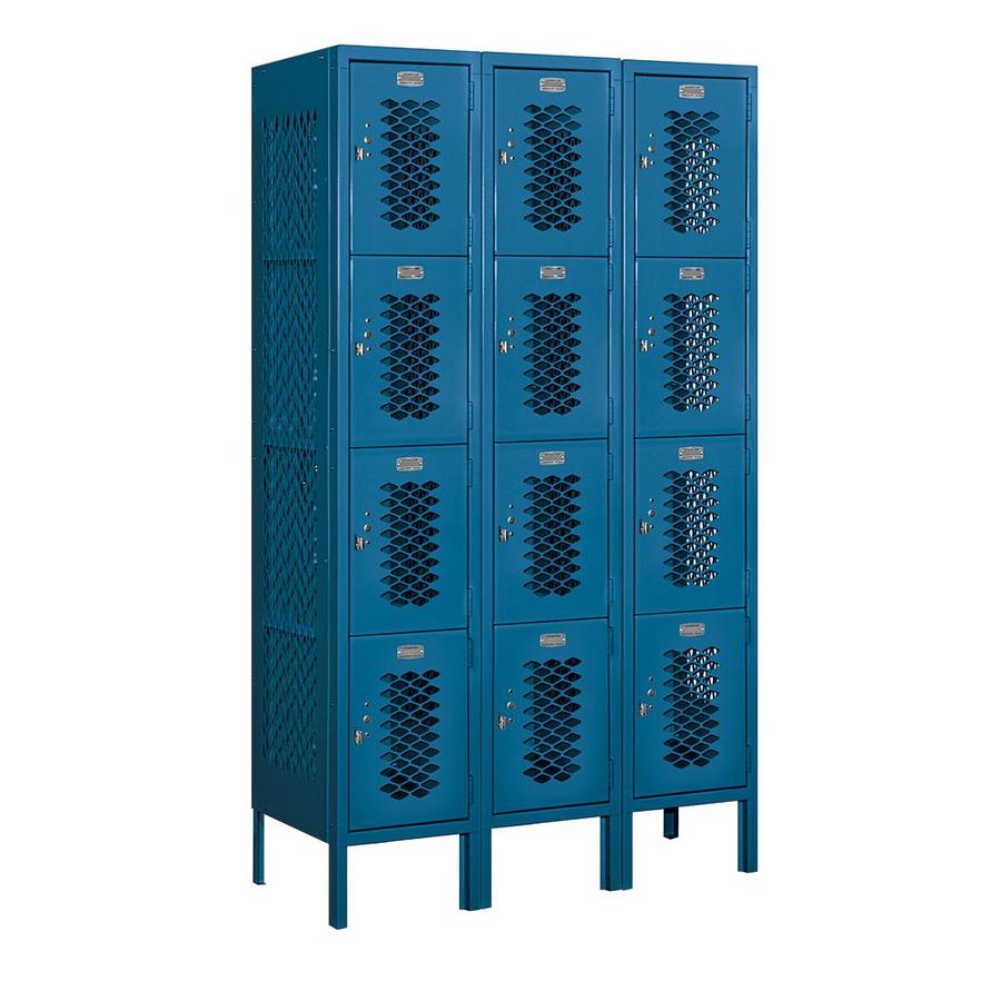 SALSBURY INDUSTRIES Vented Metal Locker-Five Tier Box Style-1 Wide-5 ...