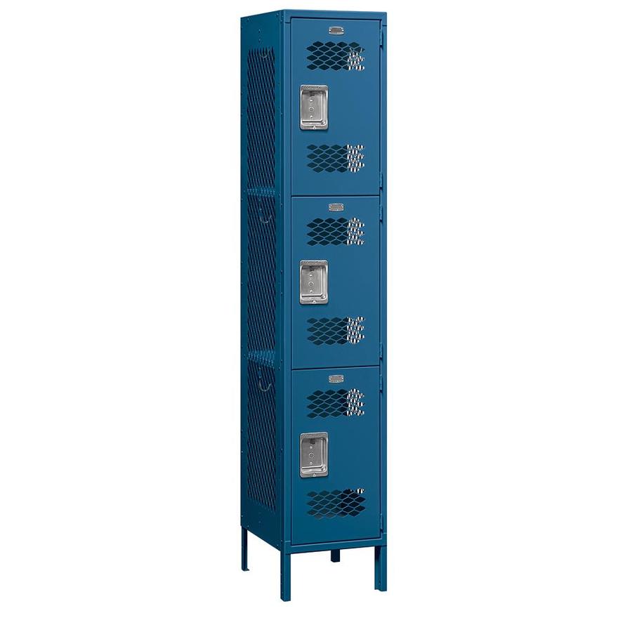 SALSBURY INDUSTRIES Vented Metal Locker-Five Tier Box Style-1 Wide-5 ...