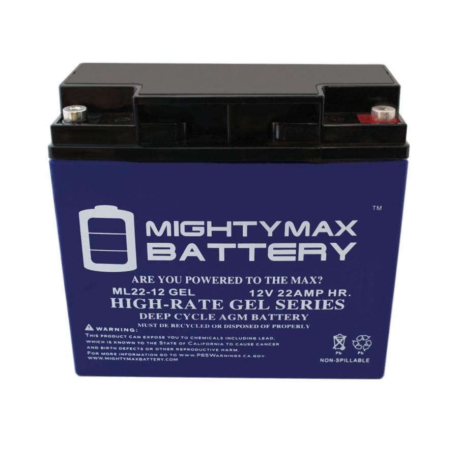 Mighty Max Battery 12V 22AH GEL Battery Replacement for Exodus HLE22-12 ...