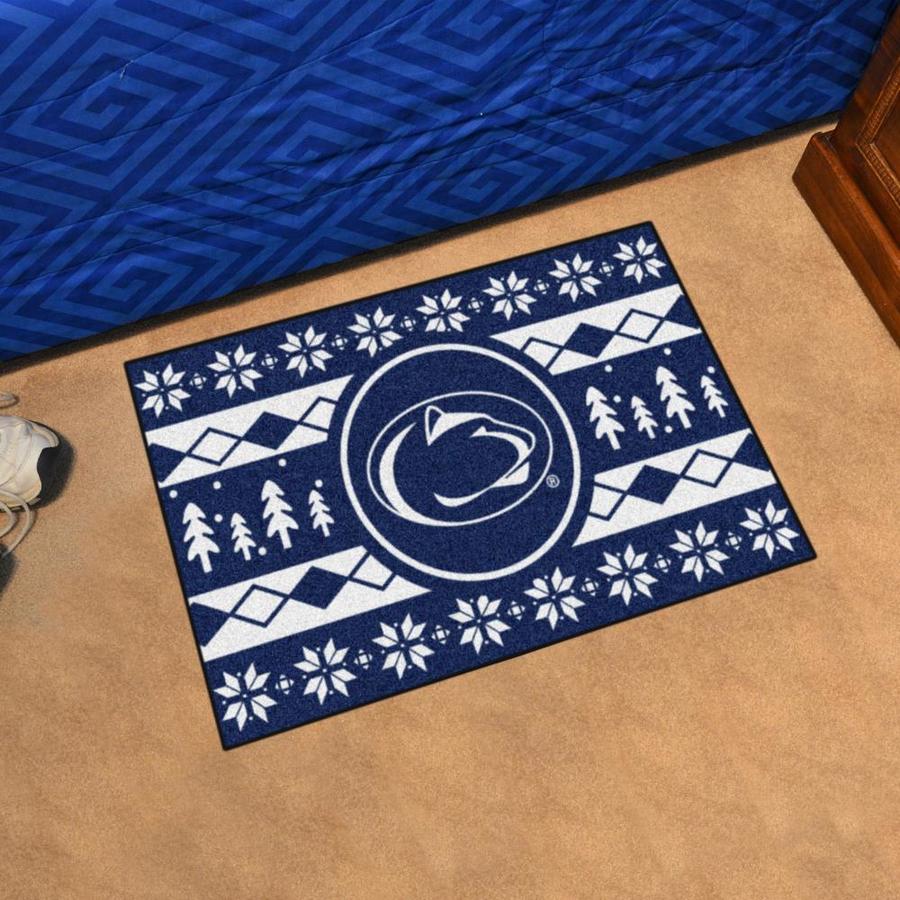 FANMATS Penn State Nittany Lions NCAA Holiday Mat 1-1/2-ft x 2-1/2-ft ...