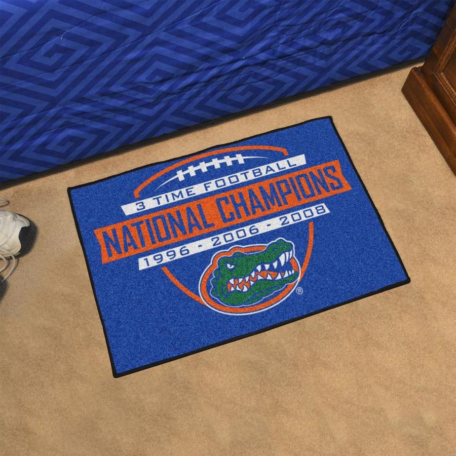 FANMATS Florida Gators NCAA Dynasty Mat 1-1/2-ft x 2-1/2-ft Blue ...