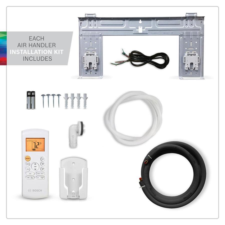 Bosch 18000-BTU 230-Volt 12.5 EER 1.5-Ton 900-sq ft Ductless Mini Split ...