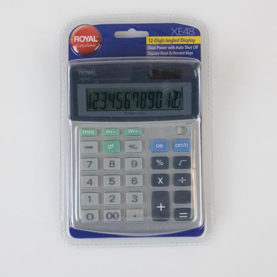 Royal Compact Desktop Solar 12-Digit Calculator in the Calculators ...
