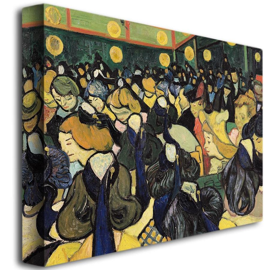 Trademark Fine Art Vincent van Gogh -inThe Dance Hall at Arles 1888-in ...