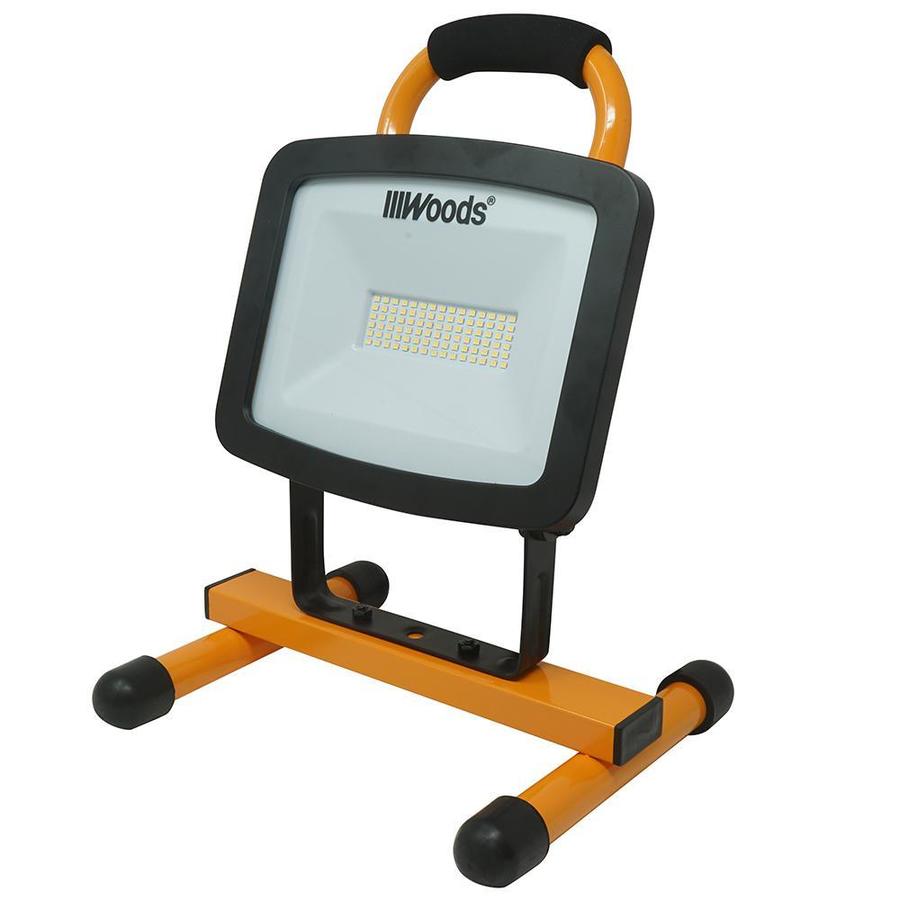 Woods 6000-Lumen LED Portable Work Light in the Work Lights department ...