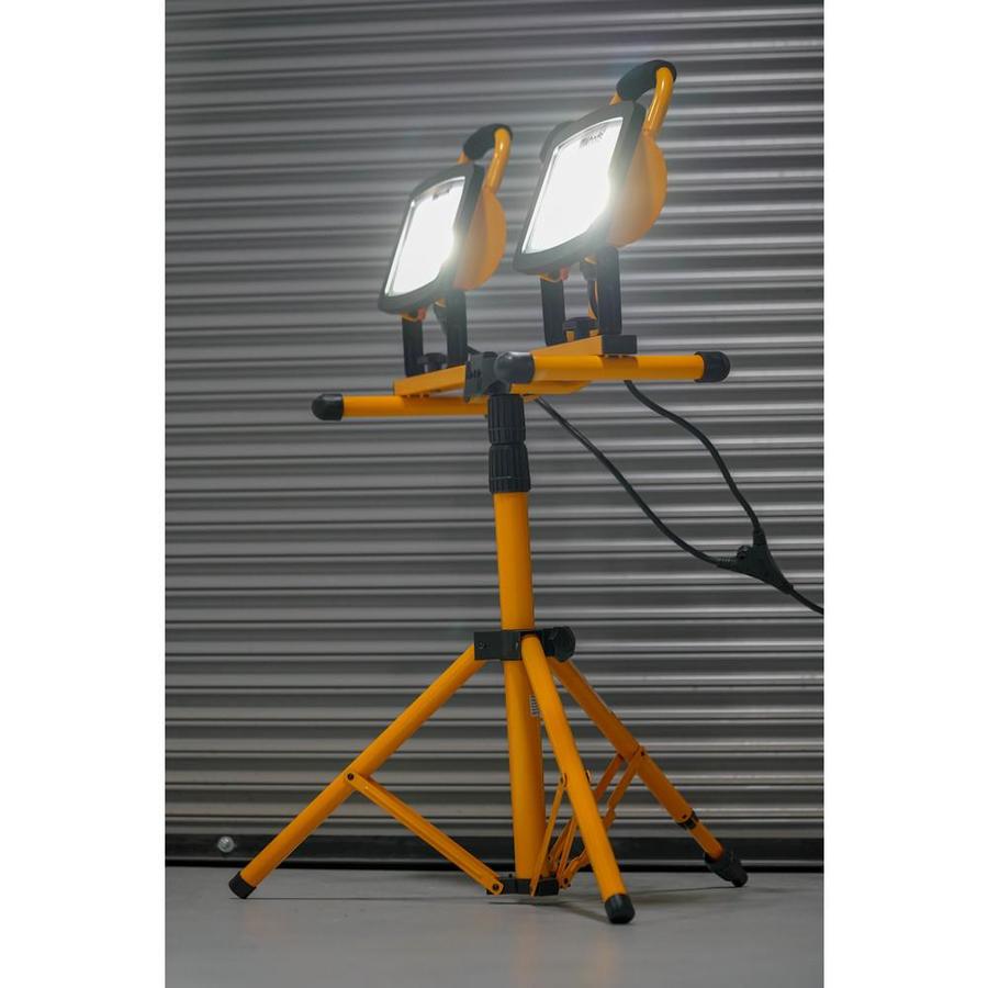 Woods 12000-Lumen LED Portable Work Light in the Work Lights department ...